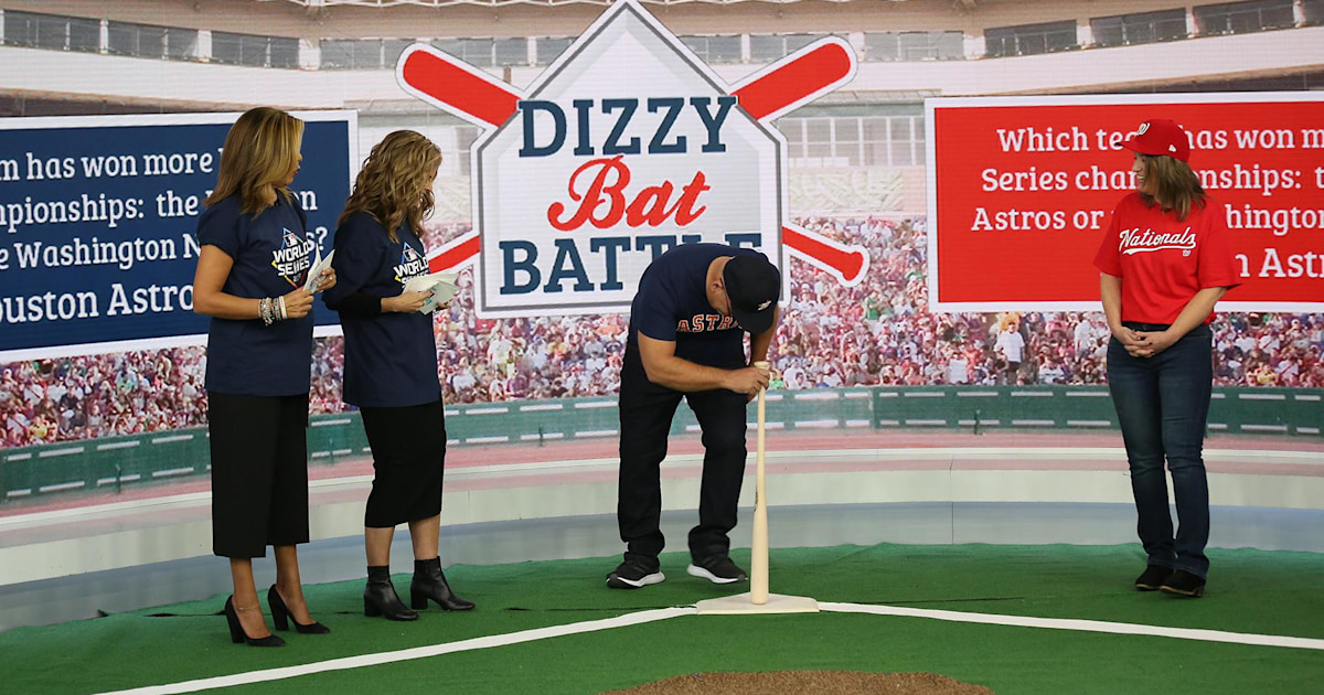 Watch TODAY fans compete in dizzy bat battle