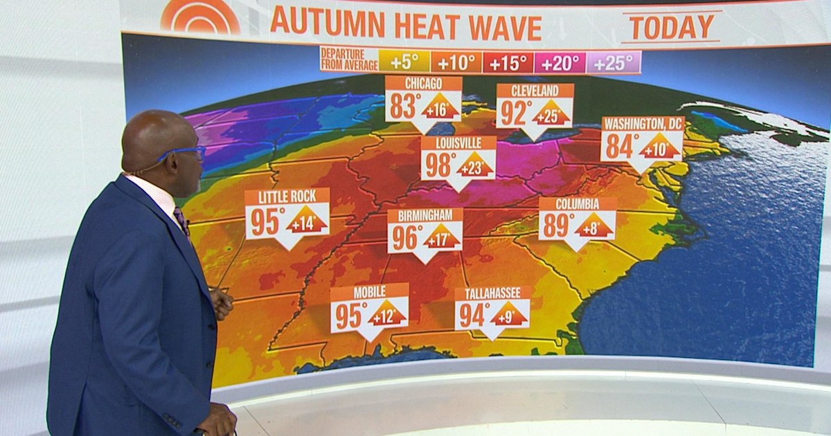 Nearly 200 records could be broken as heat wave rolls across US