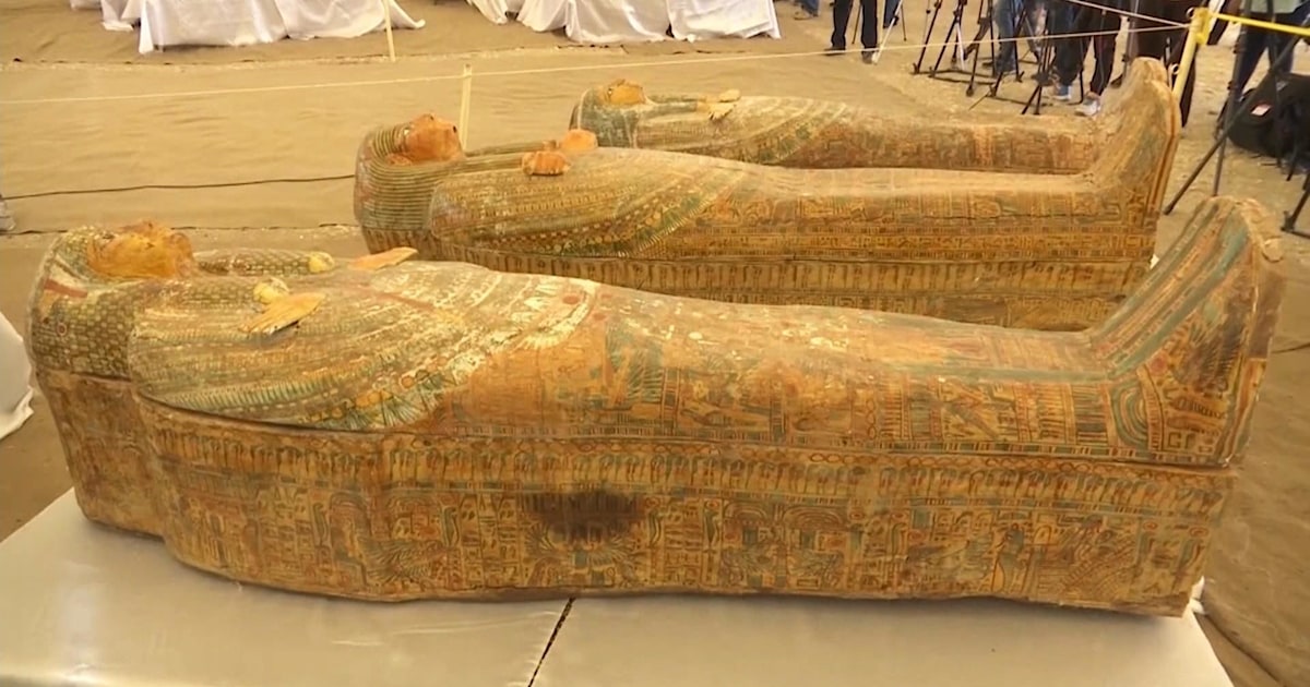 See 3,000-year-old mummies recently uncovered in Egypt
