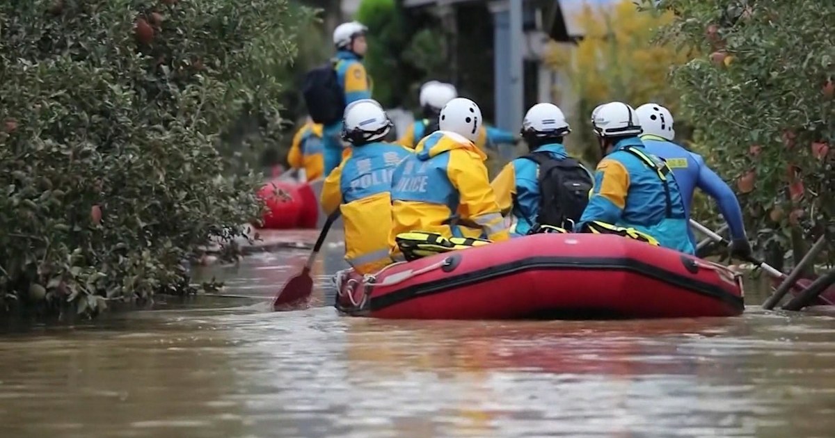 Rescue efforts continue after typhoon kills dozens in Japan