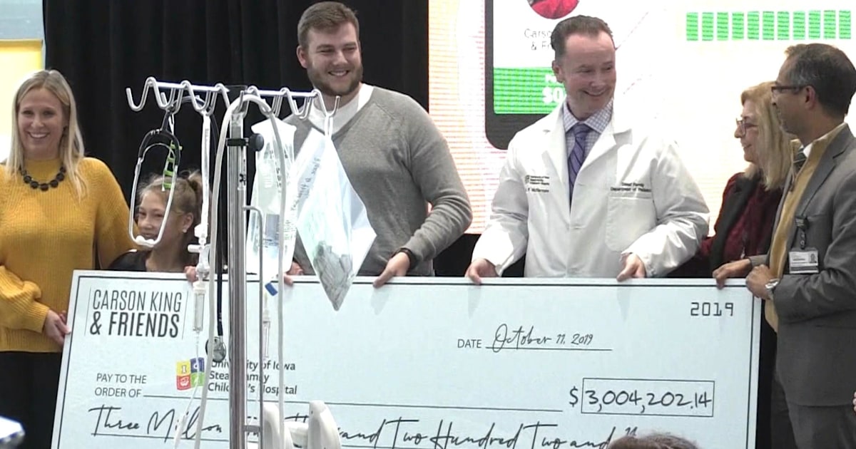 Football fan asking for ‘beer money’ donates $3 million to hospital