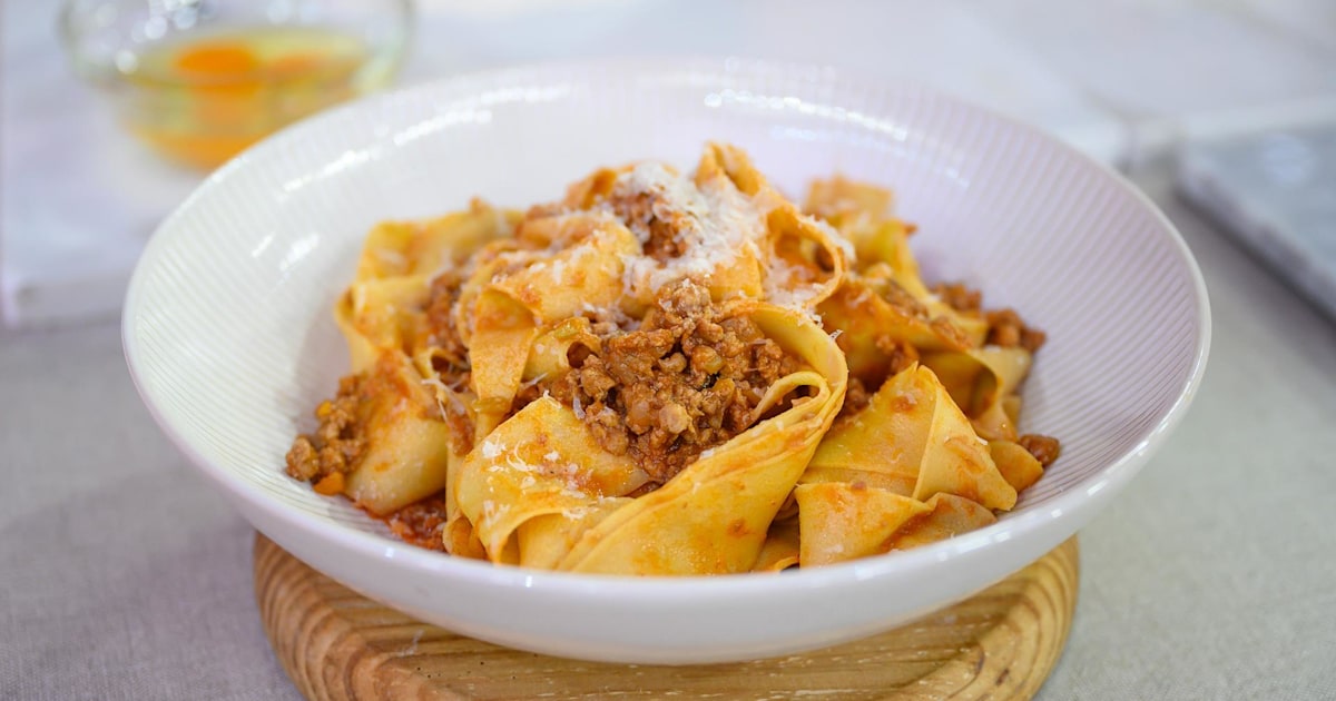 See how to make your own handmade pasta at home