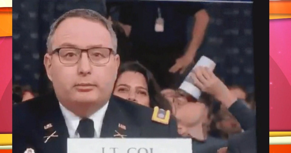 Coffee-gulping reporter at impeachment hearing goes viral