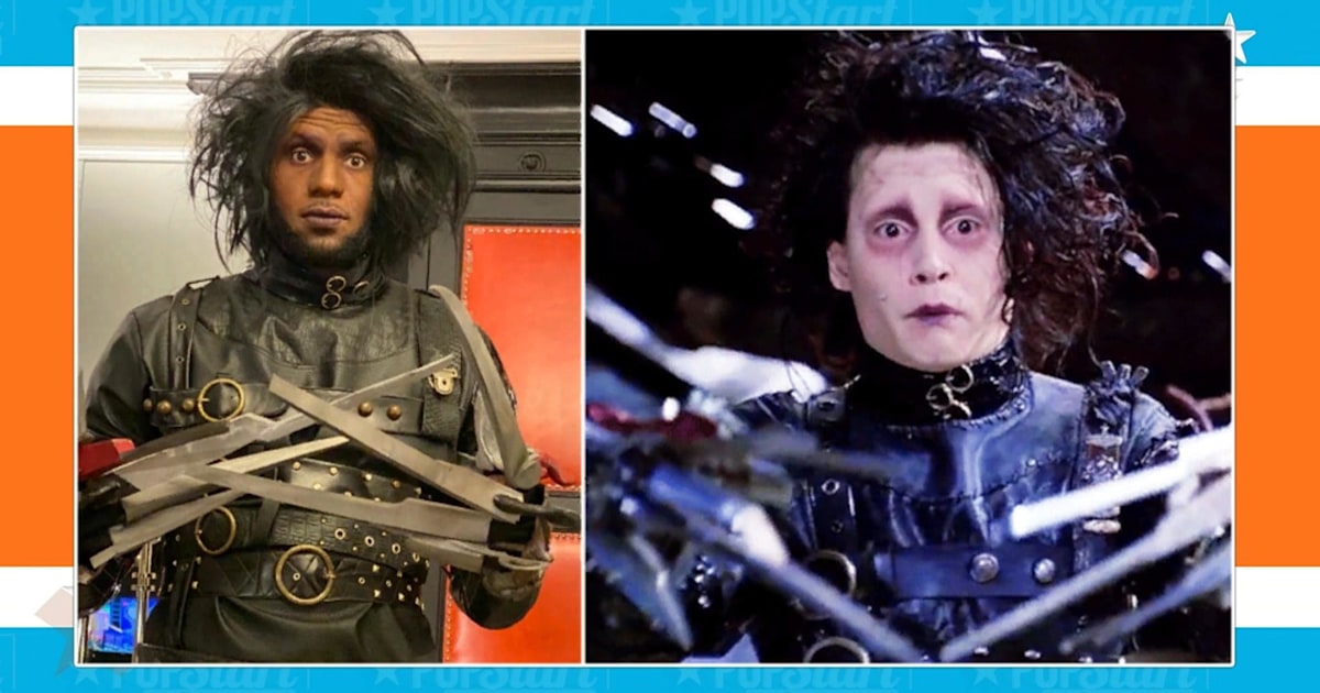 See LeBron James as Edward Scissorhands and other Halloween highlights