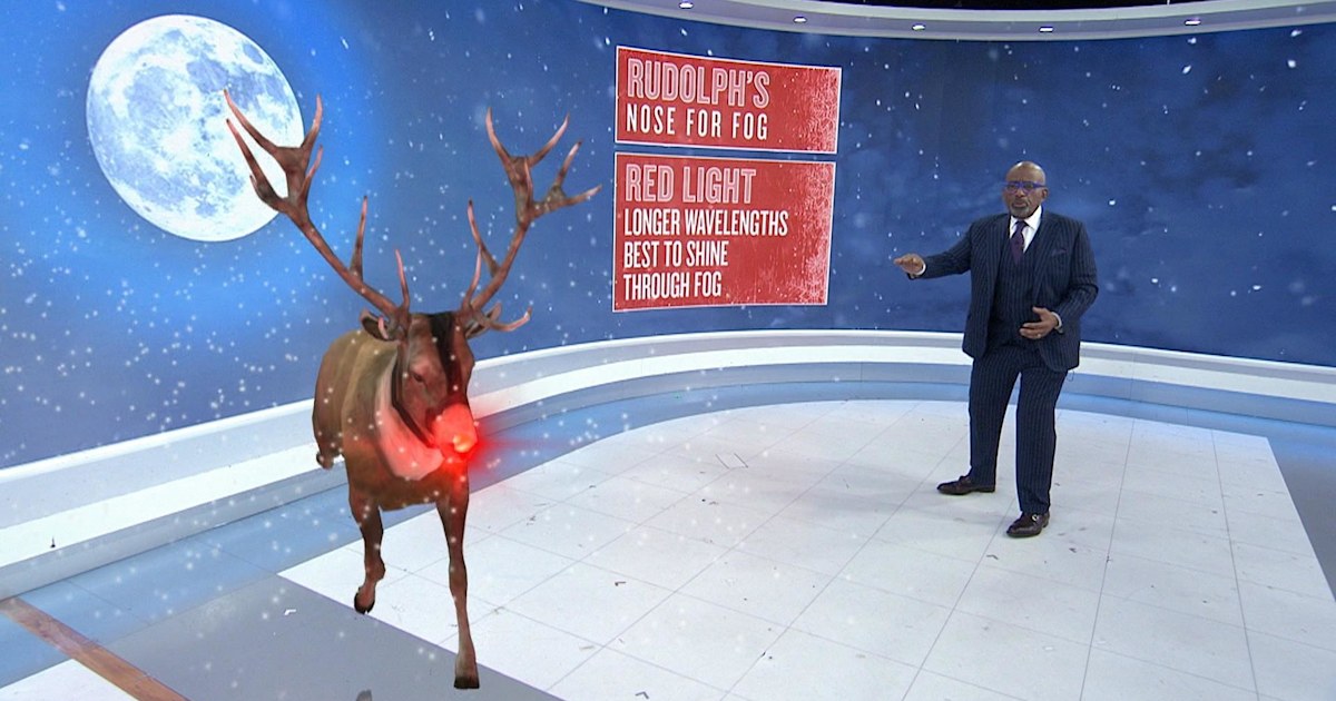 Al Roker and Rudolph reveal why red light cuts through fog