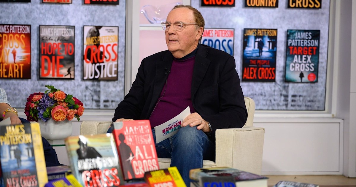 Prolific author James Patterson returns with 2 new thrillers