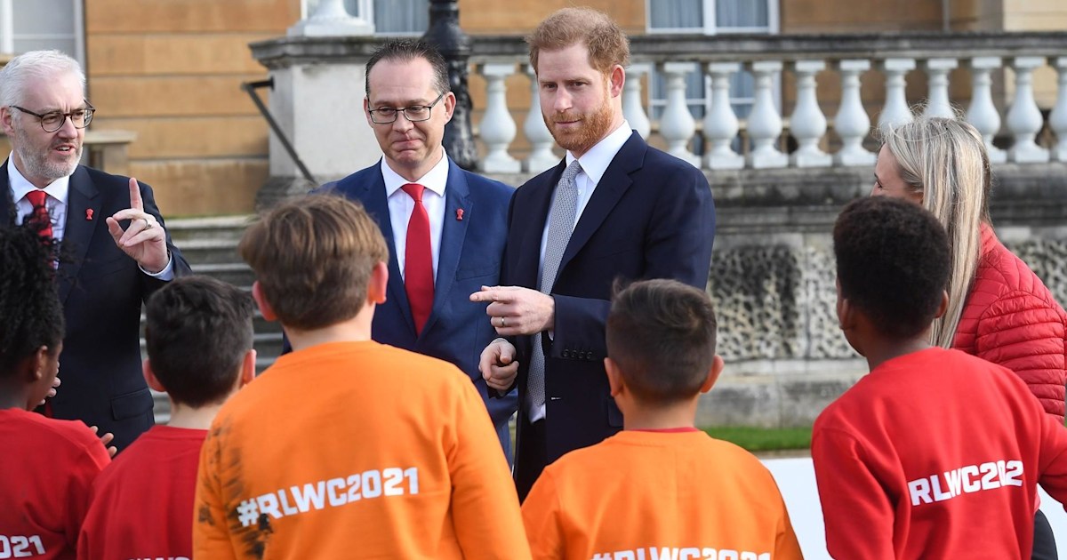 Prince Harry makes his first public appearance since Megxit