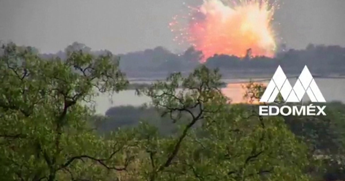 Deadly explosion at pyrotechnics warehouse caught on video