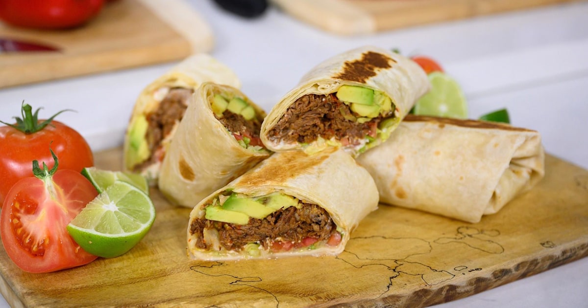 Make chef Jeff Mauro’s Cuban-inspired burrito