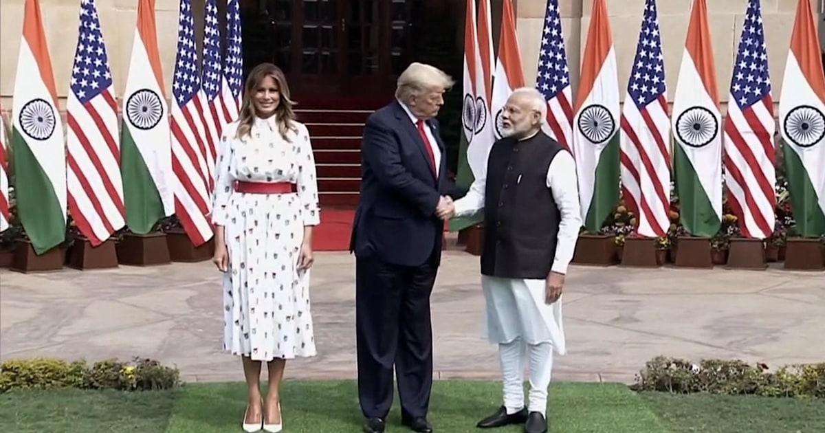 President Trump touts possible trade deal with India