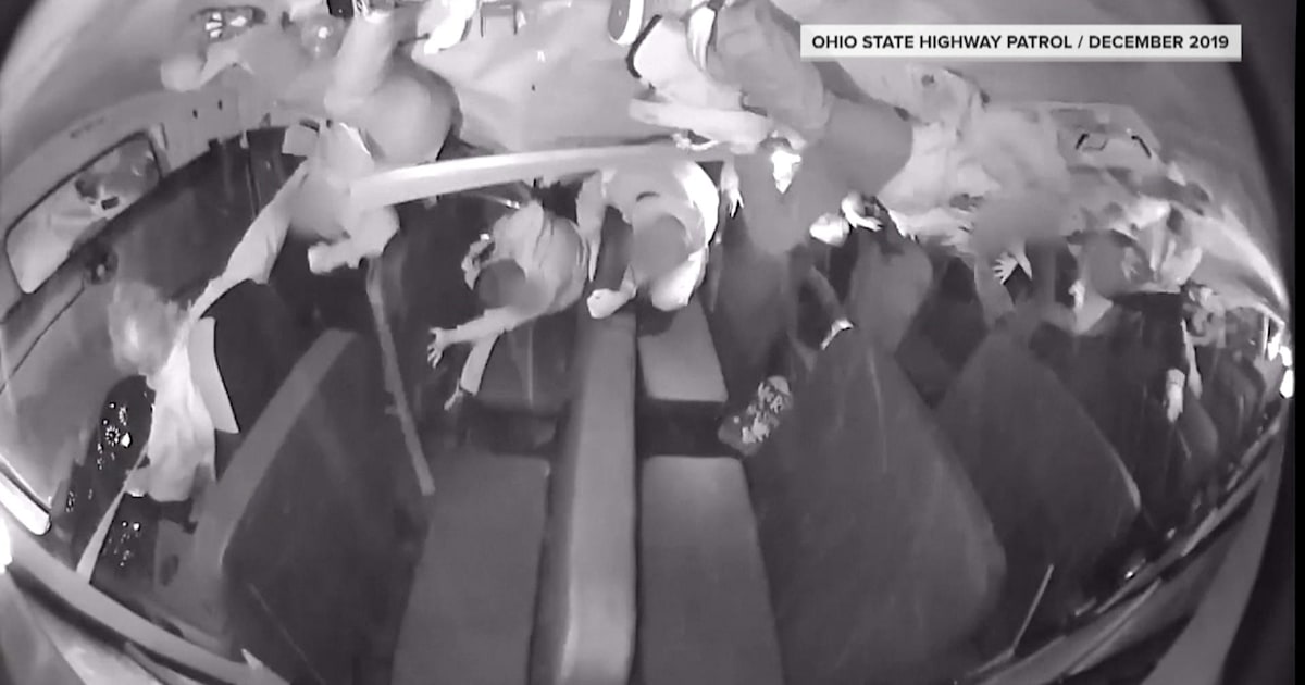Frightening school bus crash video sparks new safety concerns