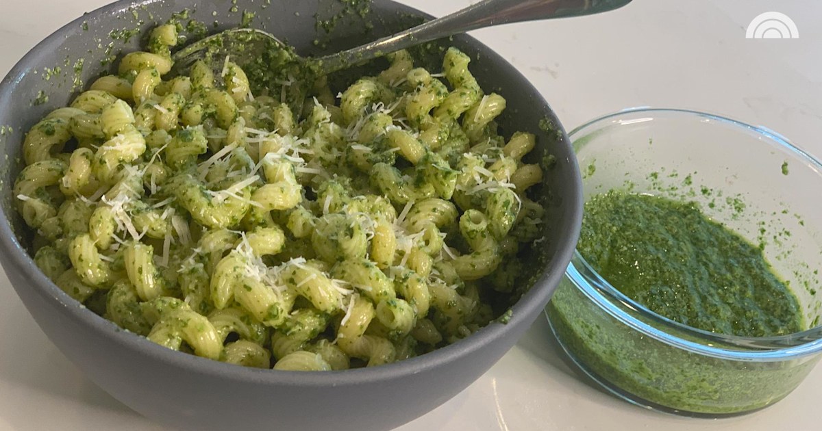 Natalie Morales shares easy homemade pesto recipe