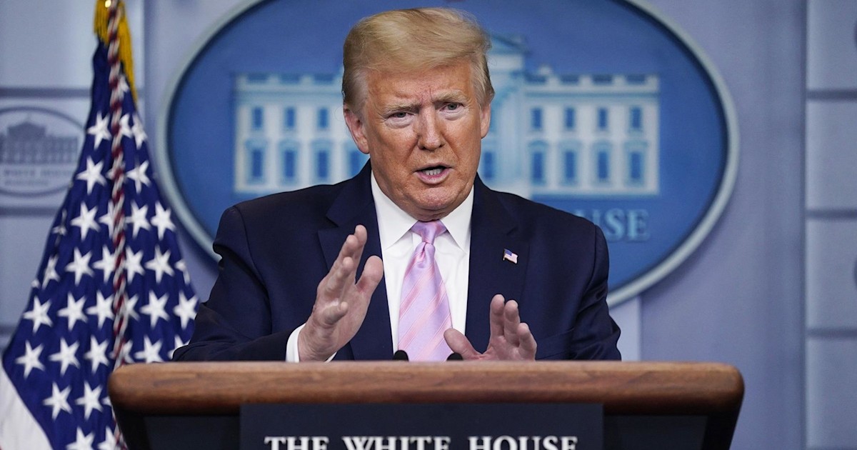 Trump calls reopening US ‘the biggest decision I’ve ever had to make’