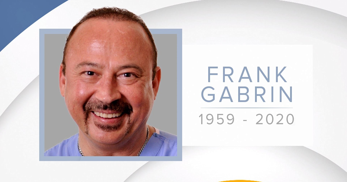 ER physician Dr. Frank Gabrin dies at 60 after showing symptoms of ...
