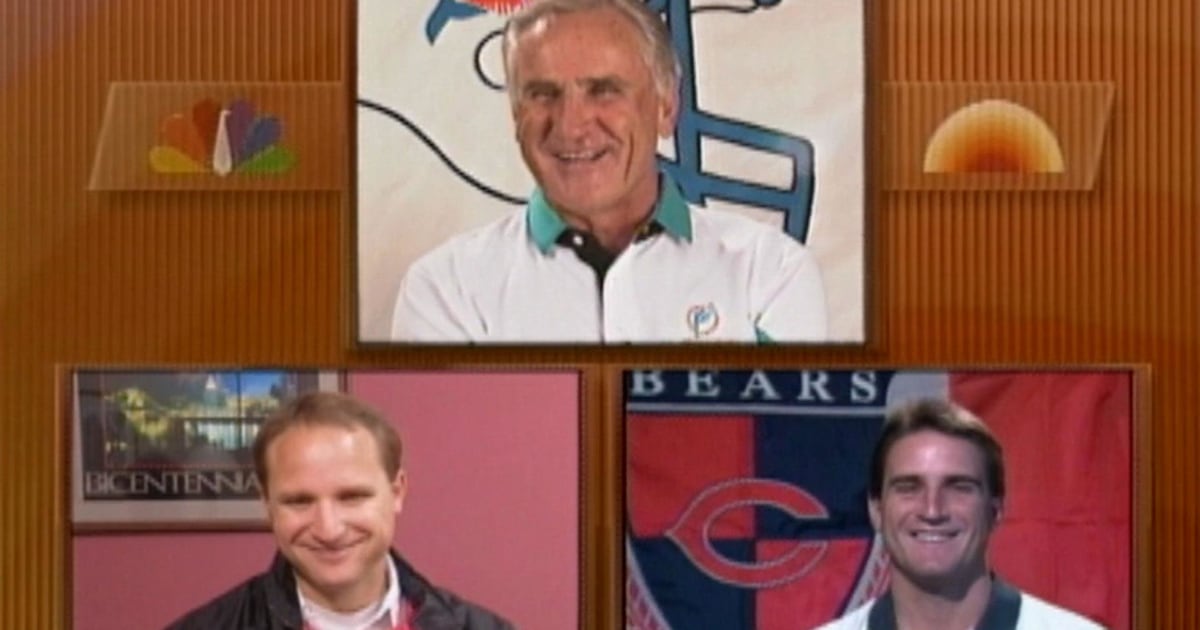 1993: Watch NFL coach Don Shula talk career success with his sons