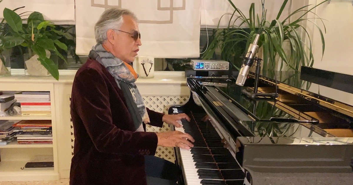 Watch Andrea Bocelli sing ‘Ave Maria’ on TODAY
