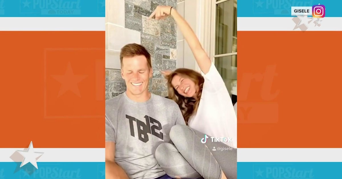 Tom Brady and Gisele Bundchen take TikTok Couples Challenge