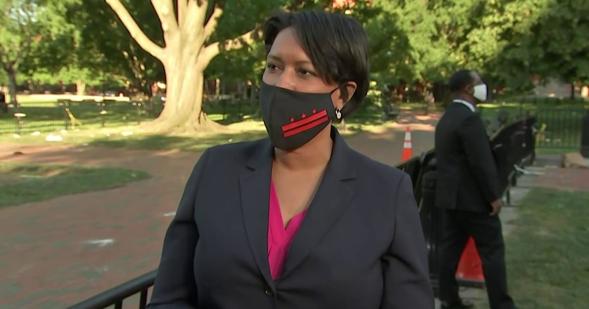 Washington DC Mayor Muriel Bowser: ‘We’ve seen some of these tactics ...