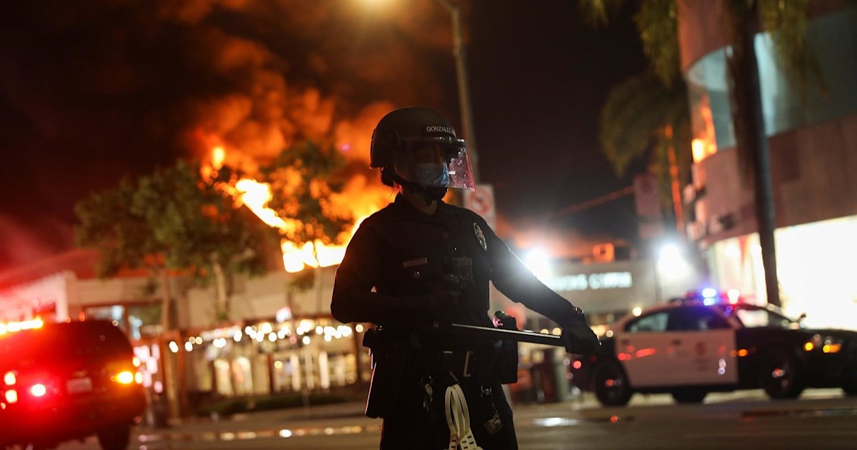 Violent protests and looting rock cities on the West Coast