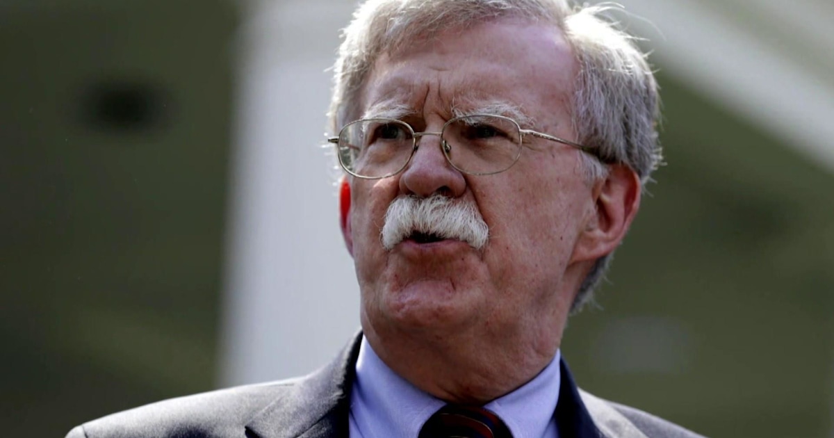 John Bolton: Trump should be a ‘one-term president’