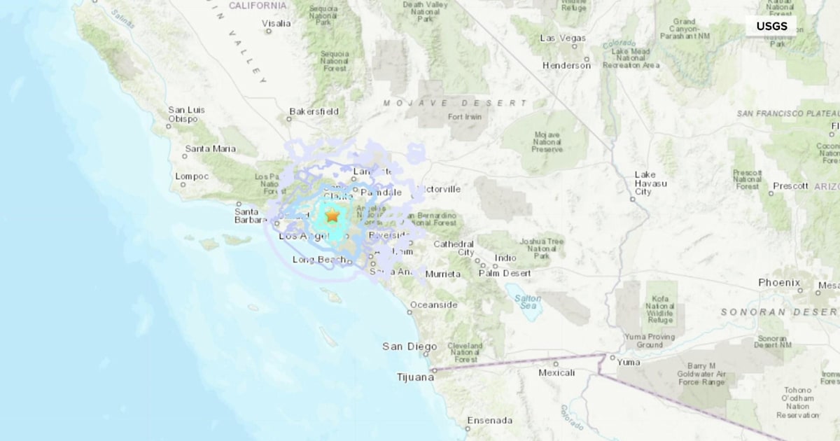 Magnitude 4.2 earthquake reported near Los Angeles