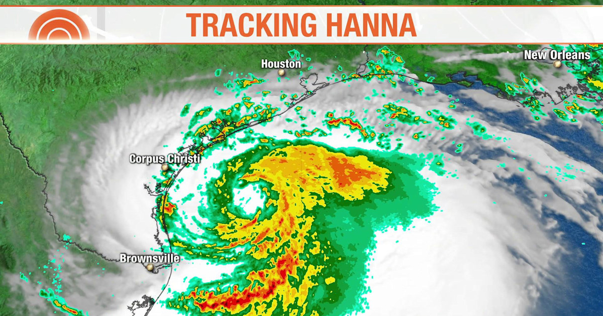 Tropical Storm Hanna could become a hurricane before landfall in Texas