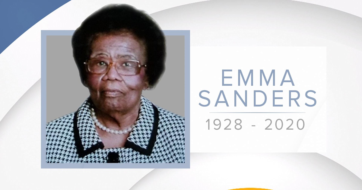 Central figure of civil rights movement Emma Sanders dies at 91