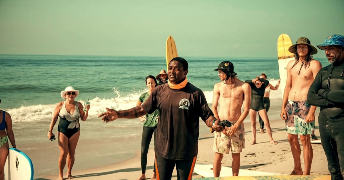 Surfer teaches kids valuable lessons in and out of the water