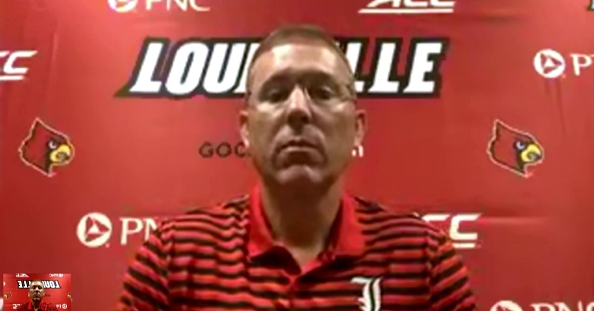 Louisville football coach ‘frustrated’ over uncertain return of college ...
