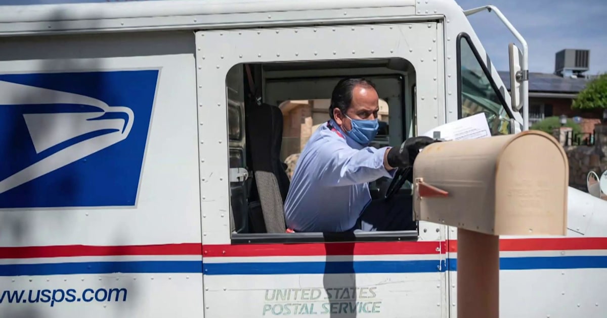 US Postal Service warns at least 22 states that mail-in ballots may get ...