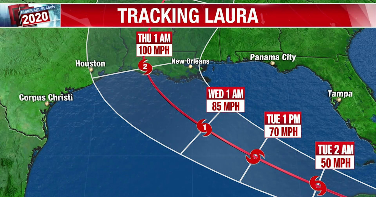 Tropical Storms Laura and Marco expected to make landfall within 2 days ...