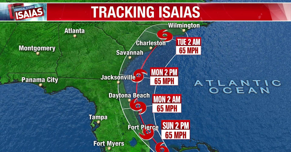Tracking Isaias: Where is the storm headed?