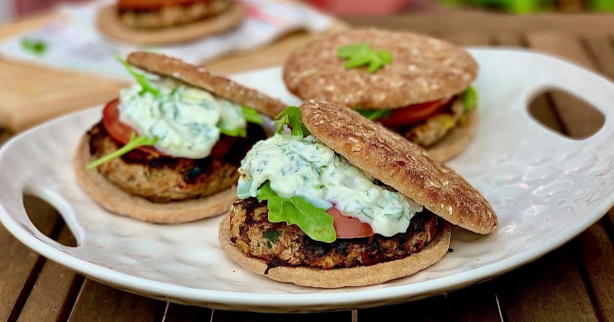 Make Joy Bauer 2 healthier burgers
