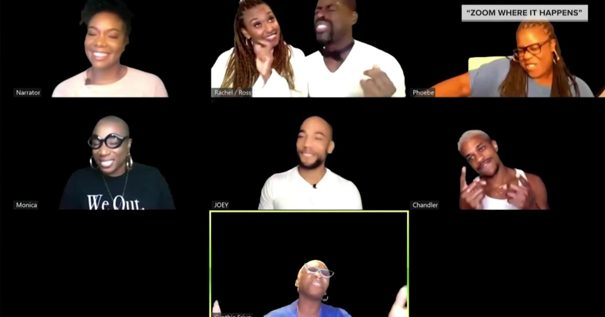 ‘Friends’ gets charity table read with an all-Black cast