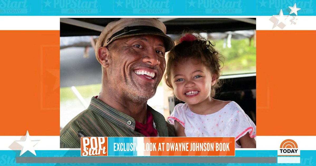 See never-before-seen photos of The Rock in new book