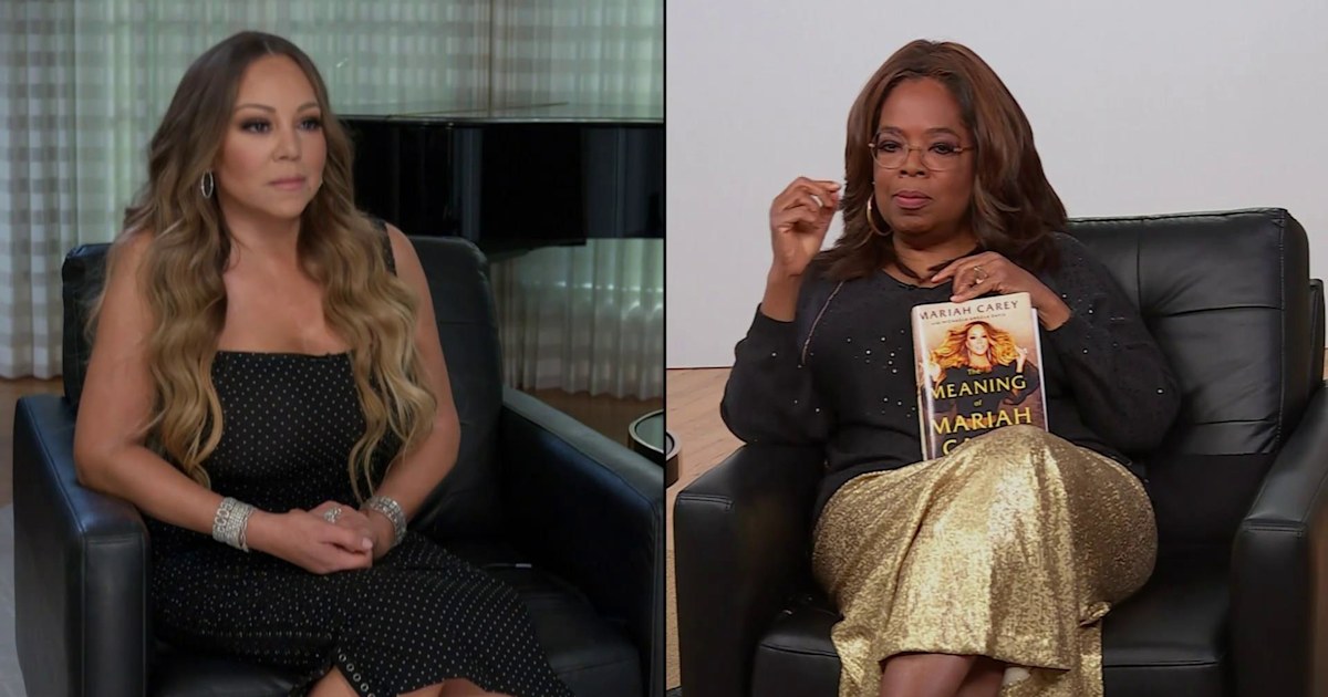 Mariah Carey talks to Oprah about her twins and fans