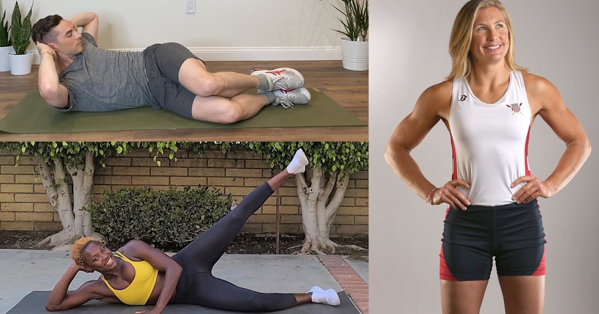U.S. Olympians lead a 30-minute leg, ab and arm workout