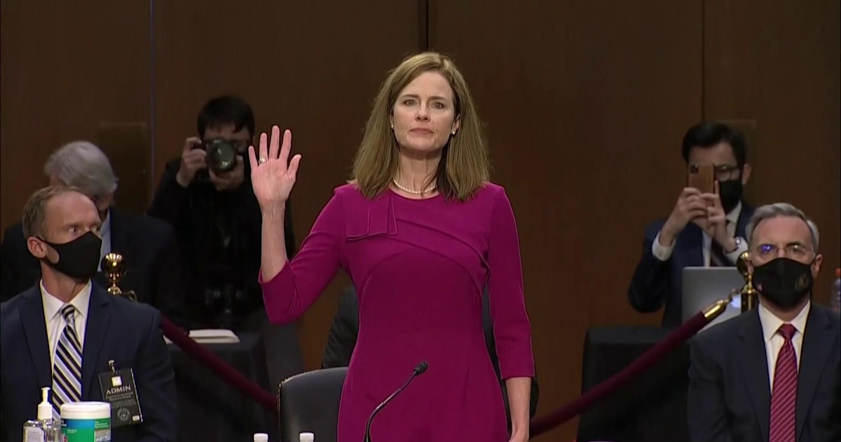 Amy Coney Barrett on track to be confirmed before Election Day