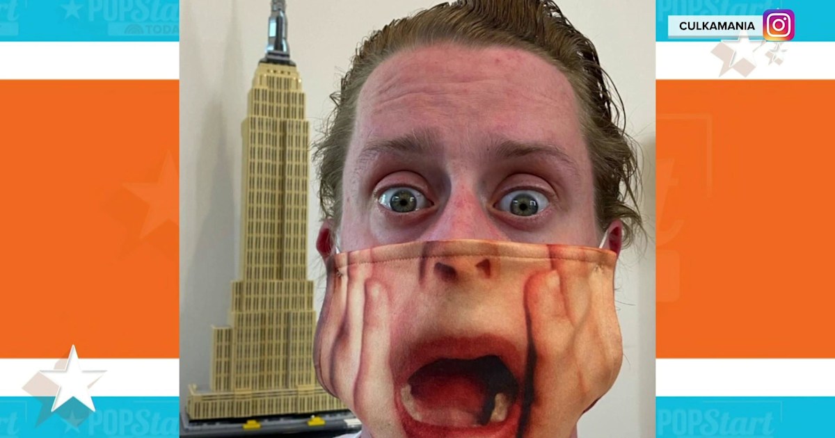 Macaulay Culkin’s new ‘Home Alone’ mask is a real scream