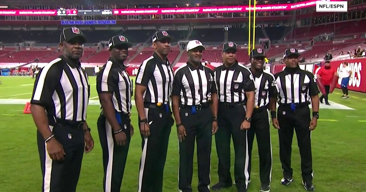 First all-Black crew officiates Monday Night Football