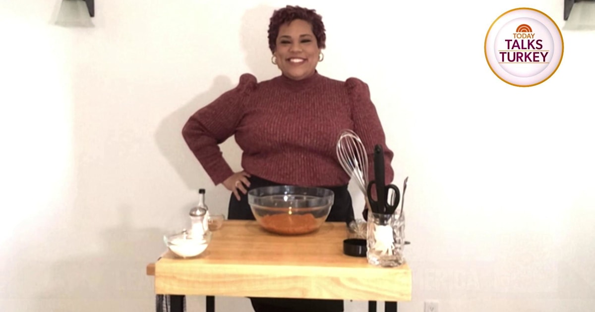 Make Lovely Jackson’s no-bake pumpkin pie mousse