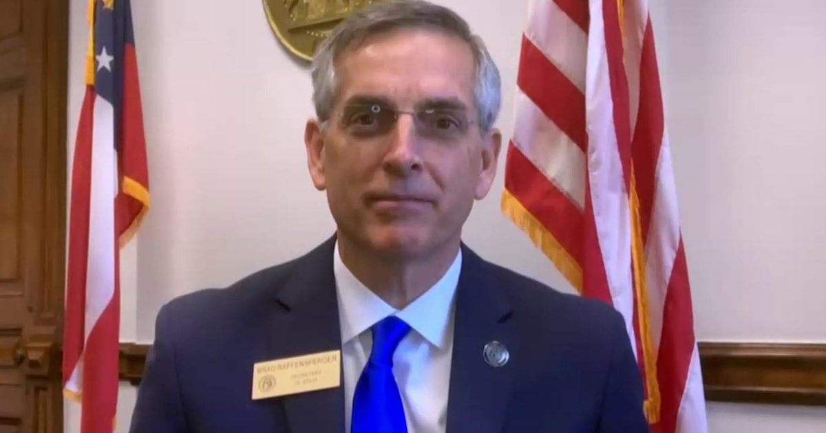 Georgia secretary of state: We have 2 percent of vote left to report