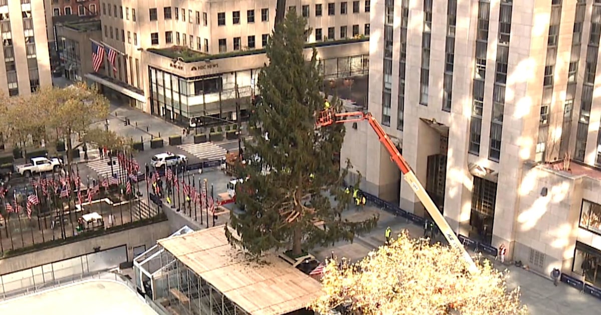 Rockefeller Christmas tree 2020: Watch a time-lapse video