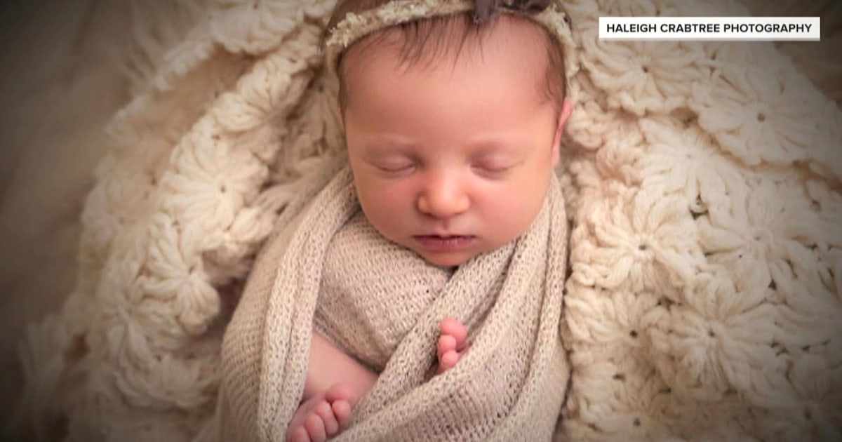 Meet the baby girl born from a 27-year-old embryo
