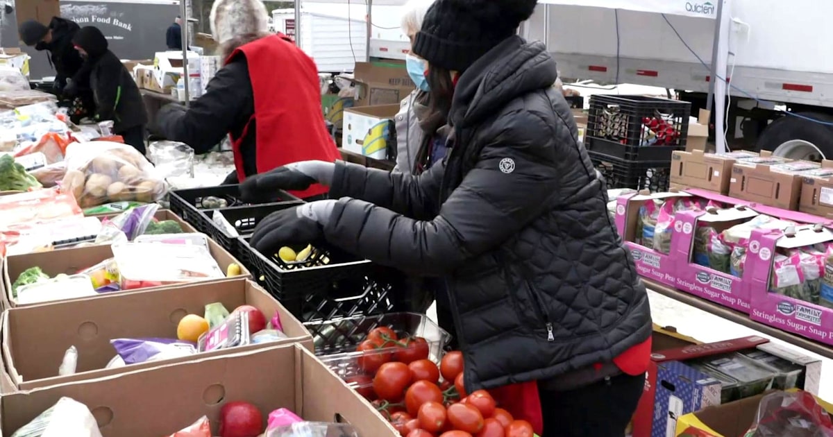 Fighting hunger at a food bank in Houston and across the US