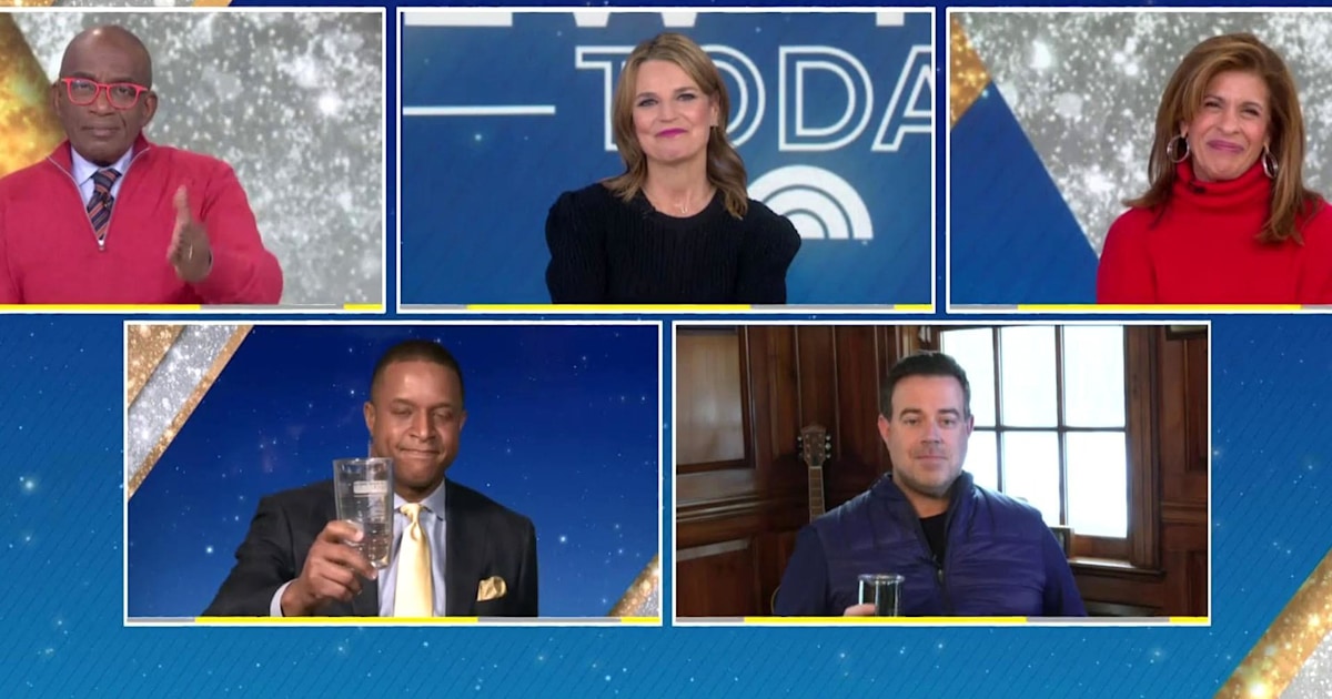 TODAY co-hosts and co-anchors share a toast to 2021