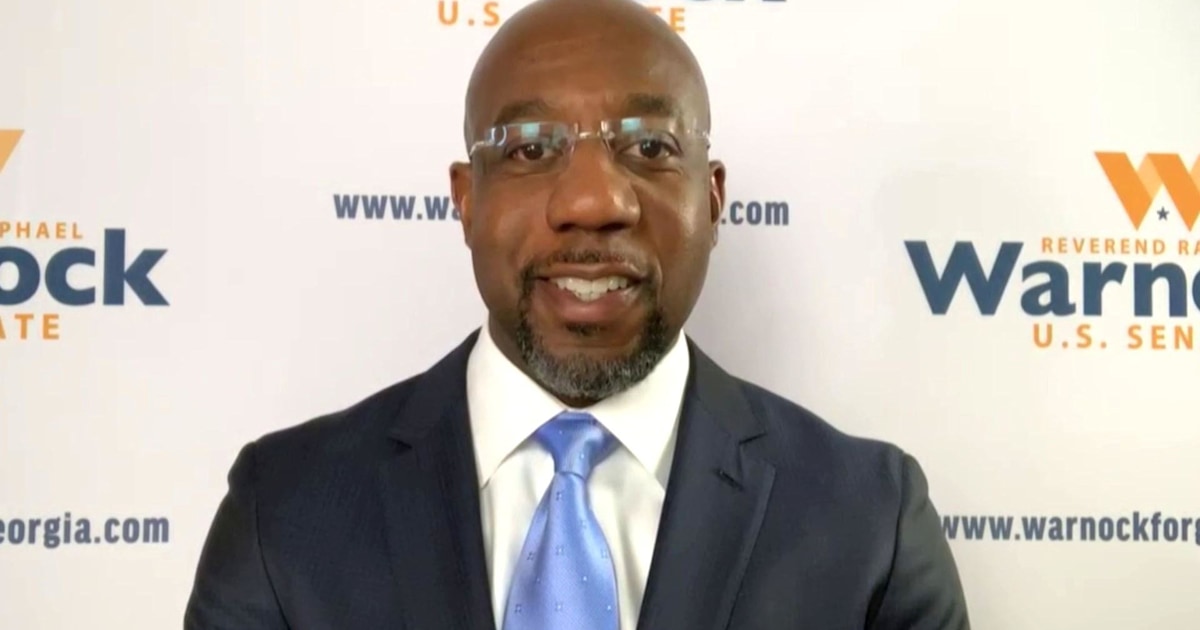 Raphael Warnock: ‘I can’t wait to get to work’ after winning Georgia runoff
