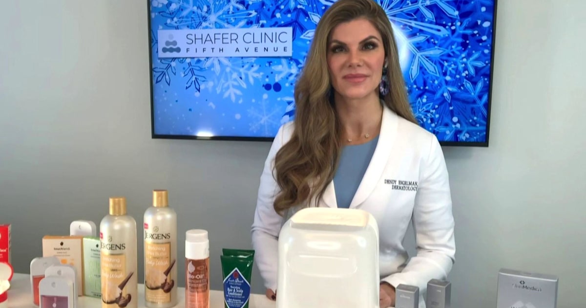 Dermatologist shares tips to combat dry winter skin