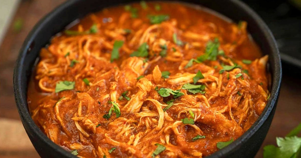 Make chicken tinga and use leftovers for stuffed peppers