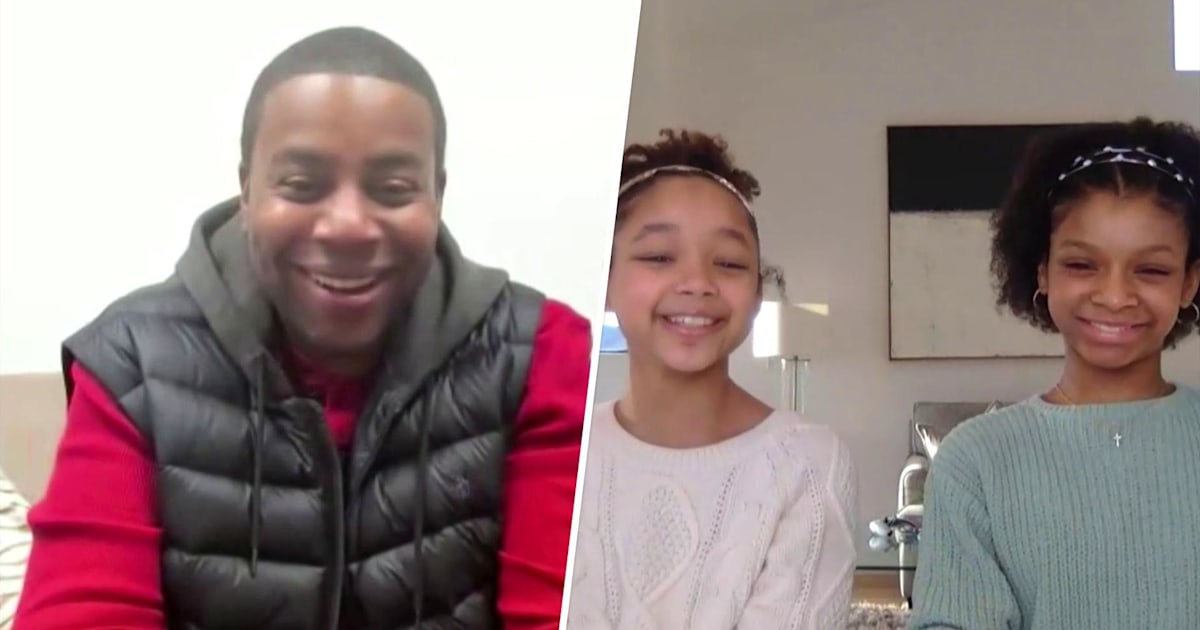 Kenan Thompson’s onscreen daughters surprise him during interview about ...